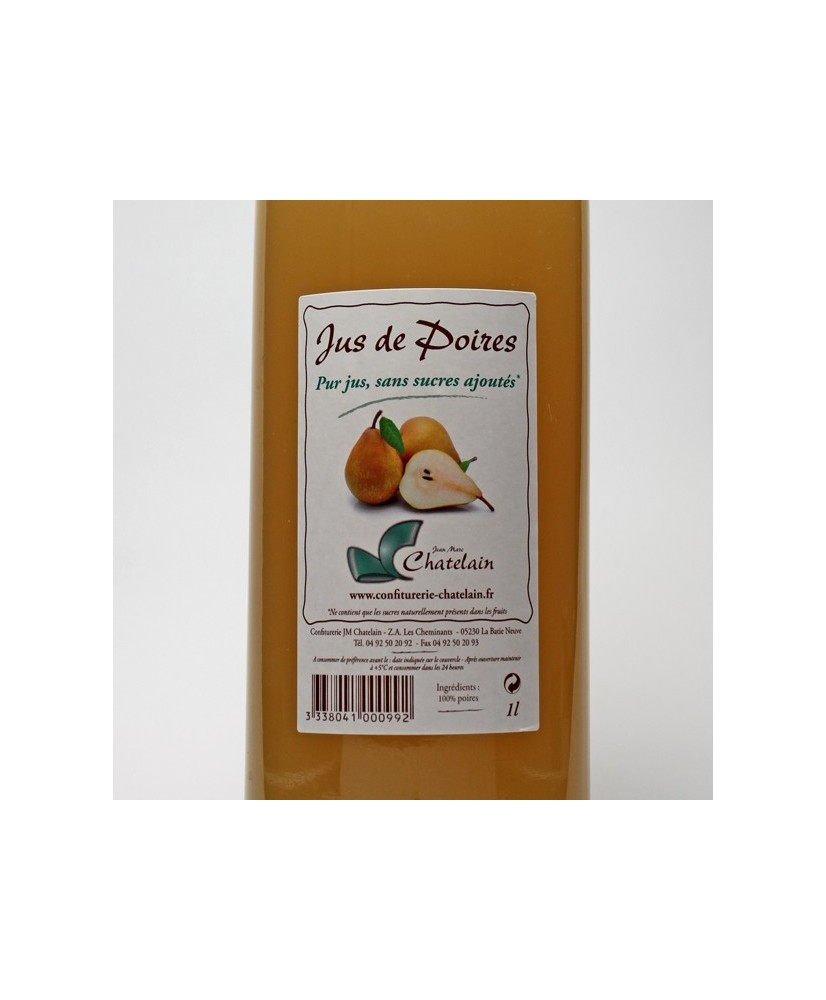 Jus de poires Hautes alpes 1L